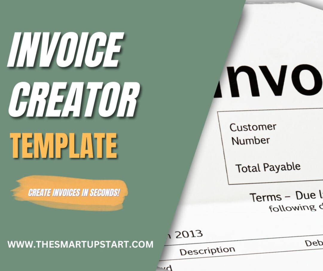 Invoice Creator for Small Businesses - Microsoft Excel - Invoice ...