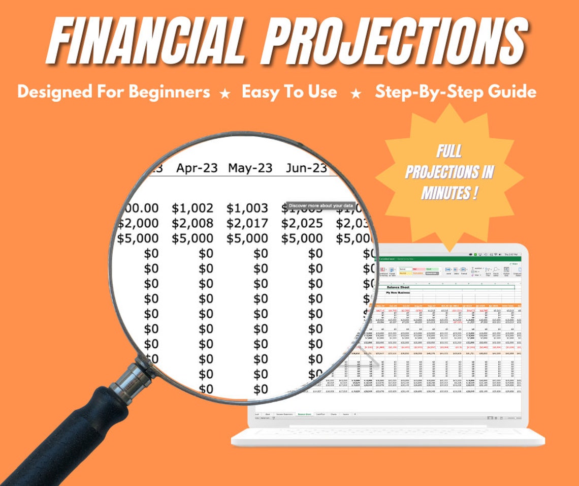Financial Projections Spreadsheet for Start-up or Existing Business ...