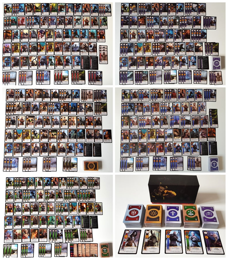 429 Premium Gwent Cards for the Witcher English Full Complete - Etsy