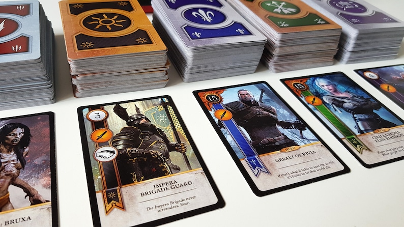 429 Premium Gwent Cards for the Witcher English Full Complete Set All 5 ...