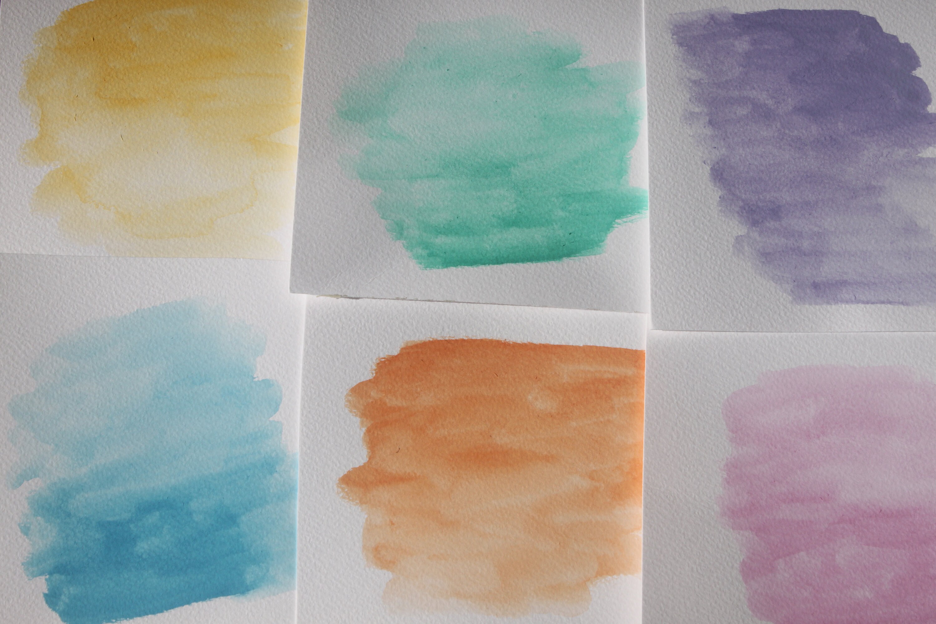 Handmade Pastel Watercolor Dot Cards, Pastel Watercolor Paint ...