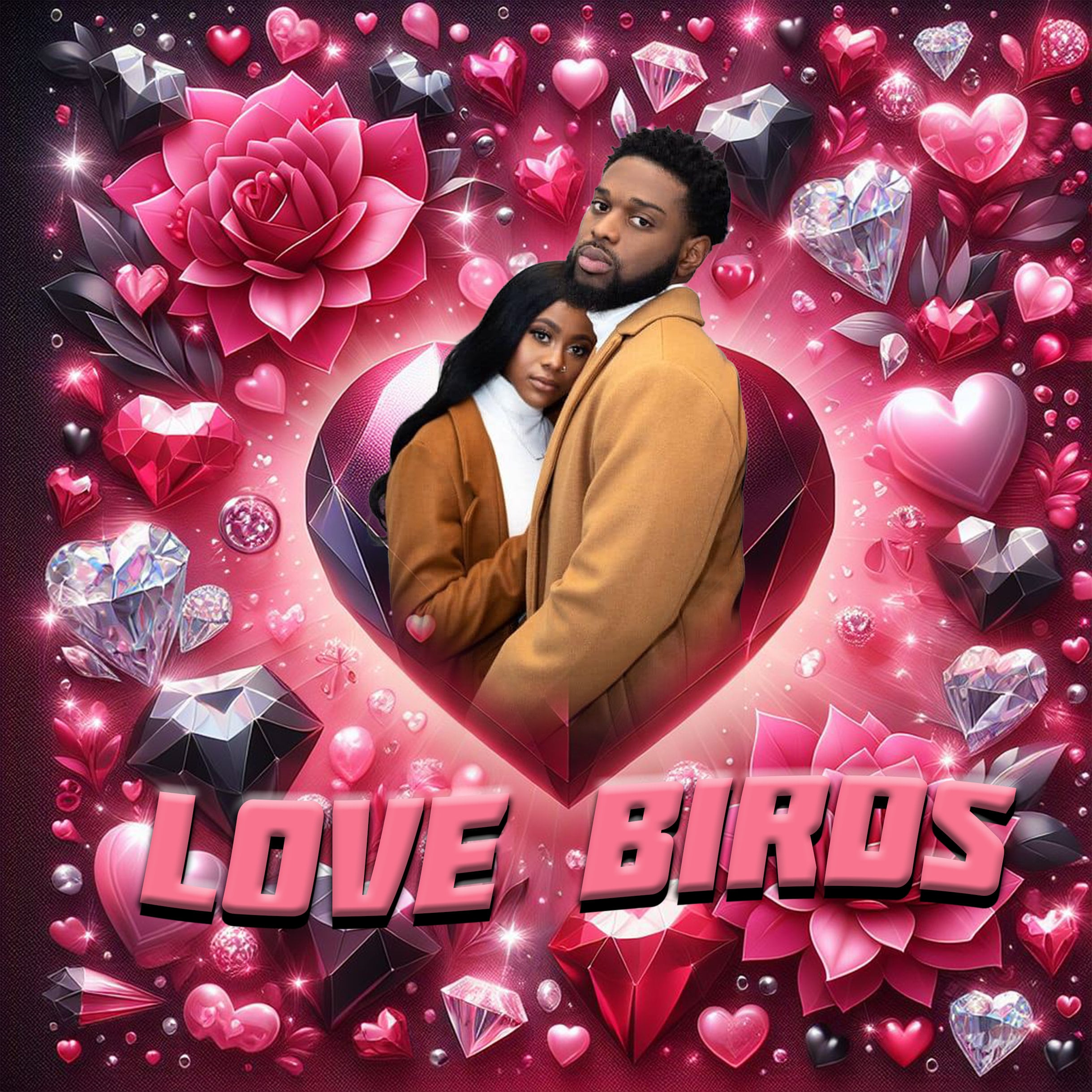 Heart Clusters Valentines Wallpaper - Etsy