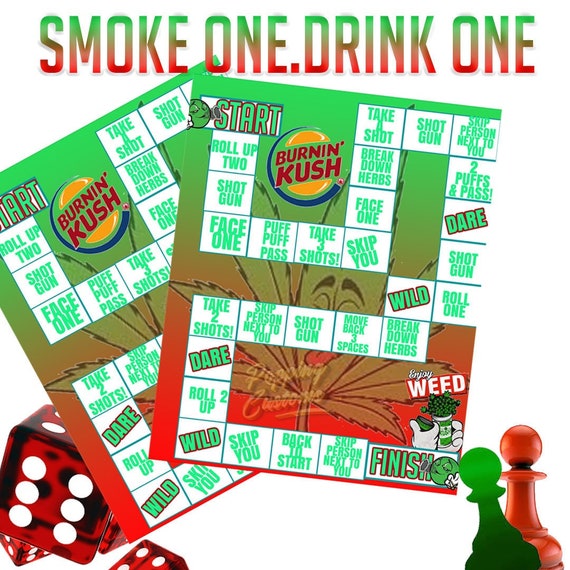 Smokers Drinking Game-adults - Etsy
