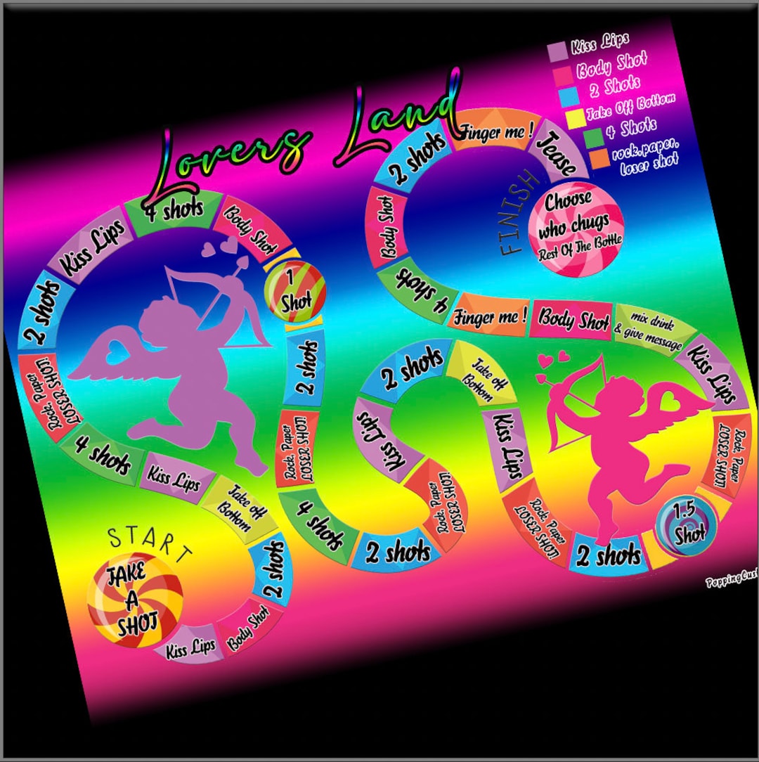 Lovers Land Game-board - Etsy