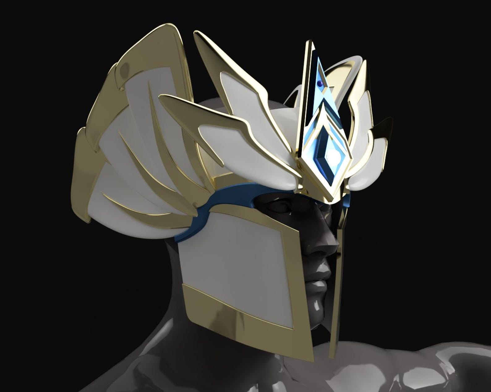 Caballeros Del Zodiaco Zeus Helmet STL File Only Knights of the Zodiac ...