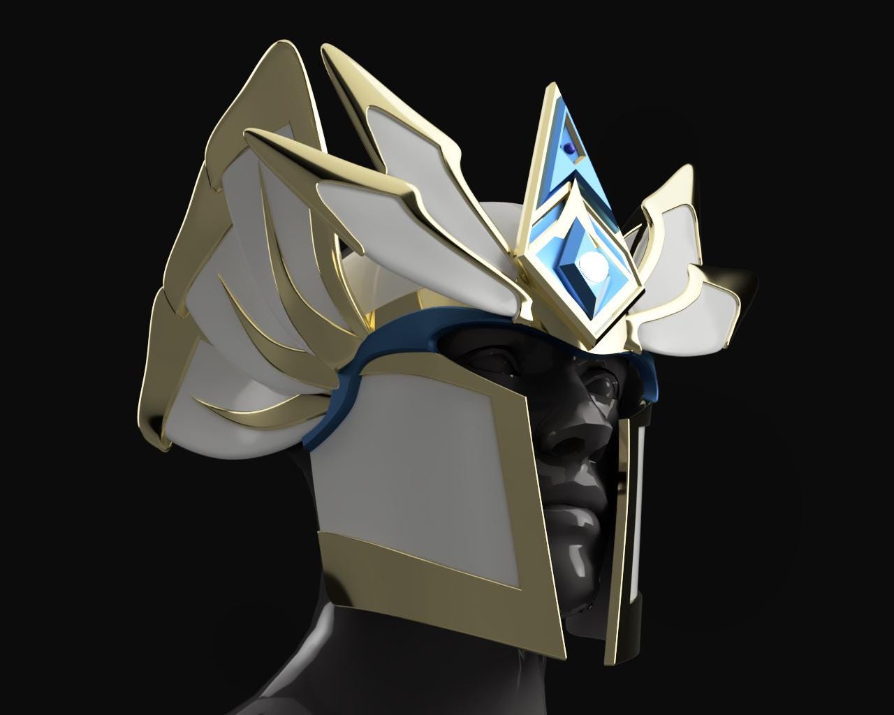 Caballeros Del Zodiaco - Zeus Helmet - STL File Only - ( Knights of the ...