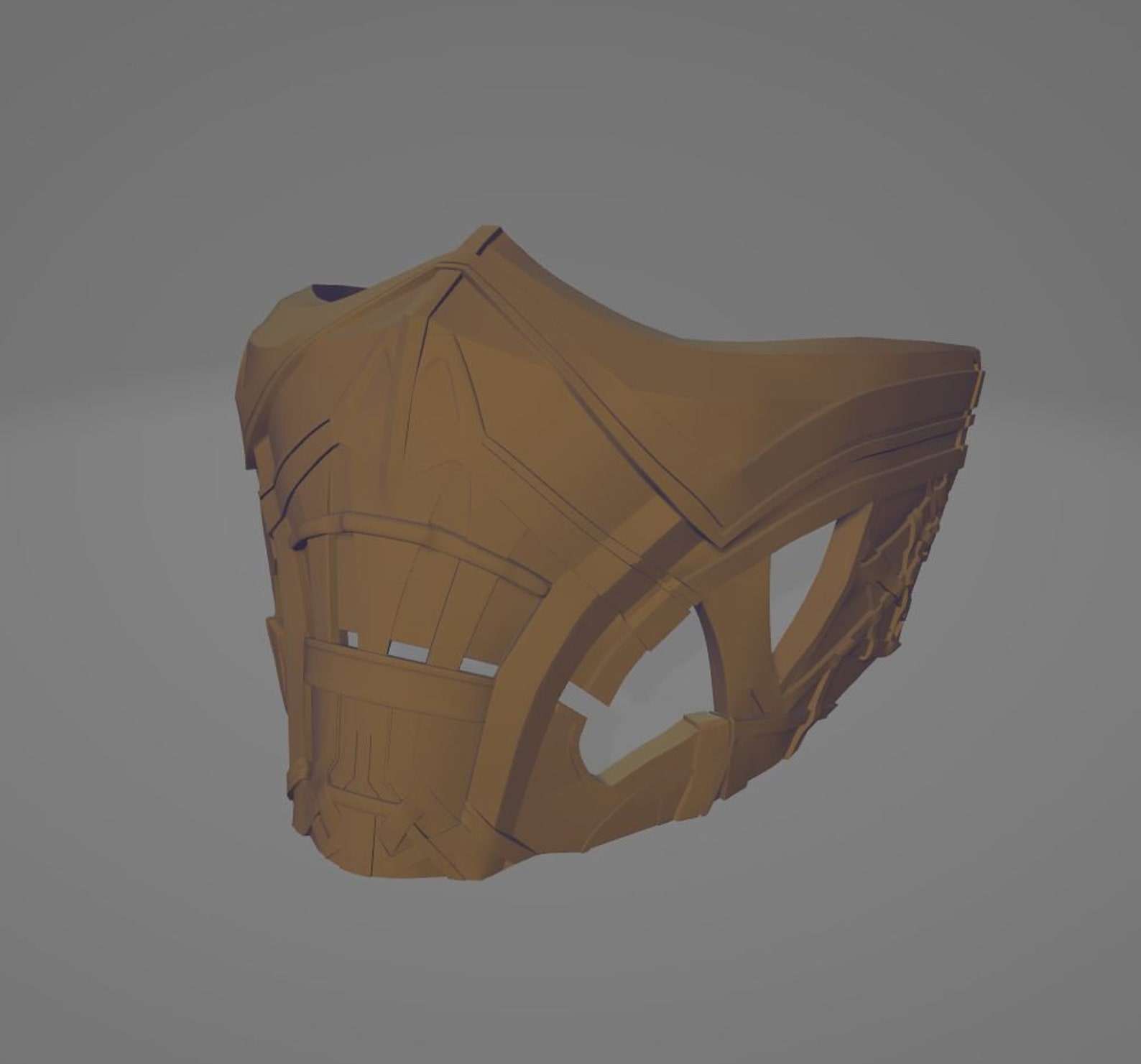 Mortal Kombat 2021 - Scorpio Mask - Stl File - This is a Digital File ...