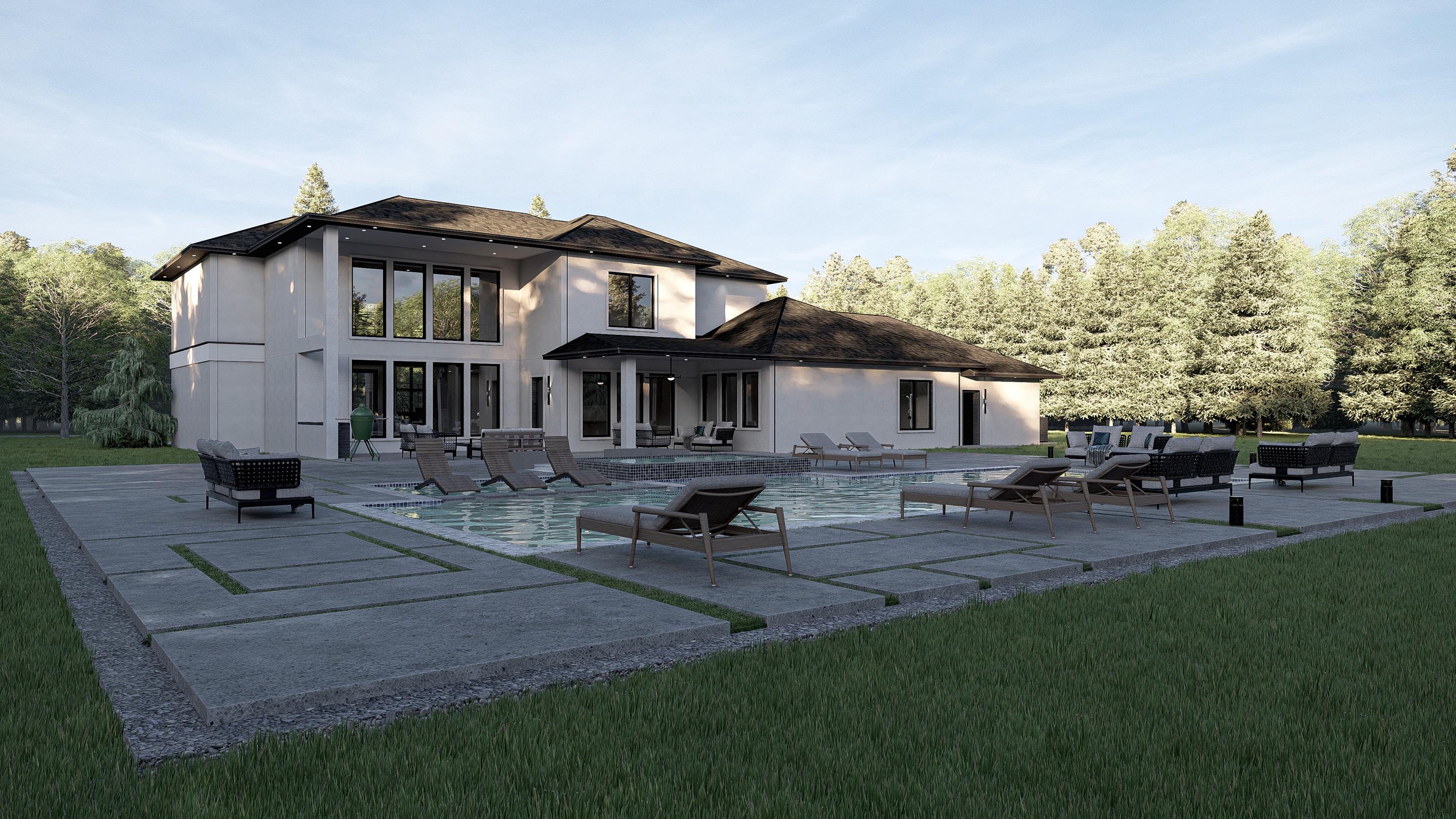 Modern House Stl Digital File. 3D Model of the House - Etsy