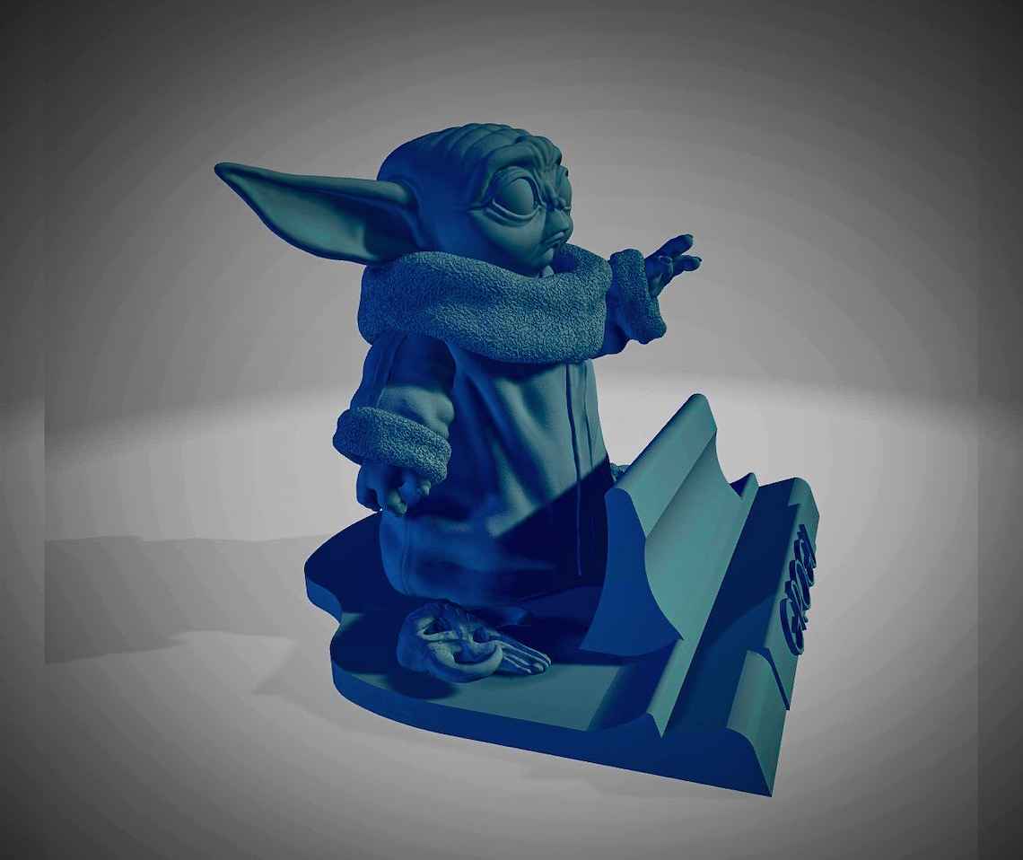 Grogu Phone Stand, STL File Ready to Print. - This is a Digital File ...