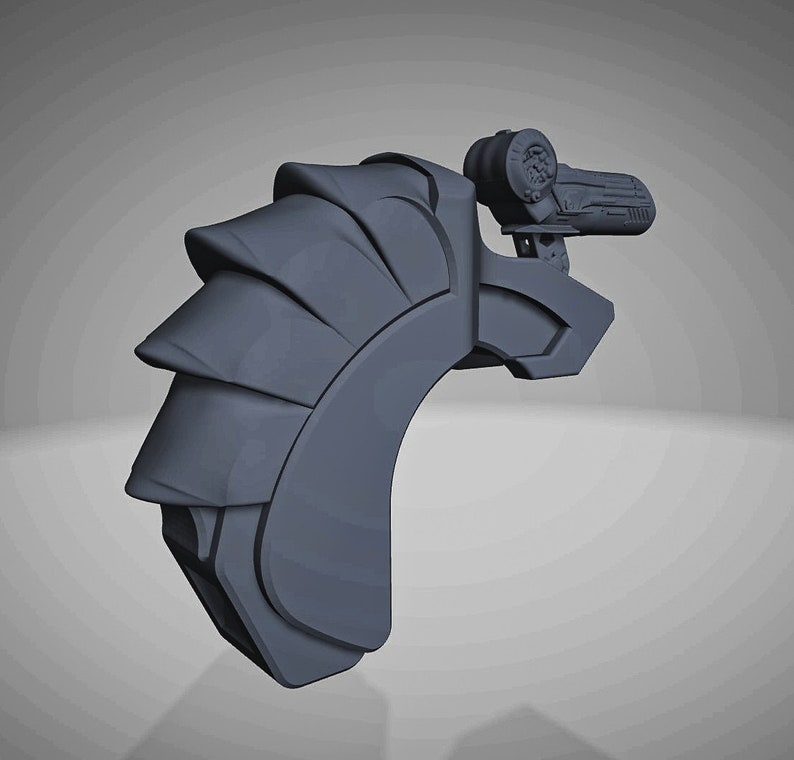 Predator Back Pack With a Cannon, STL File Ready to Print. This is a ...