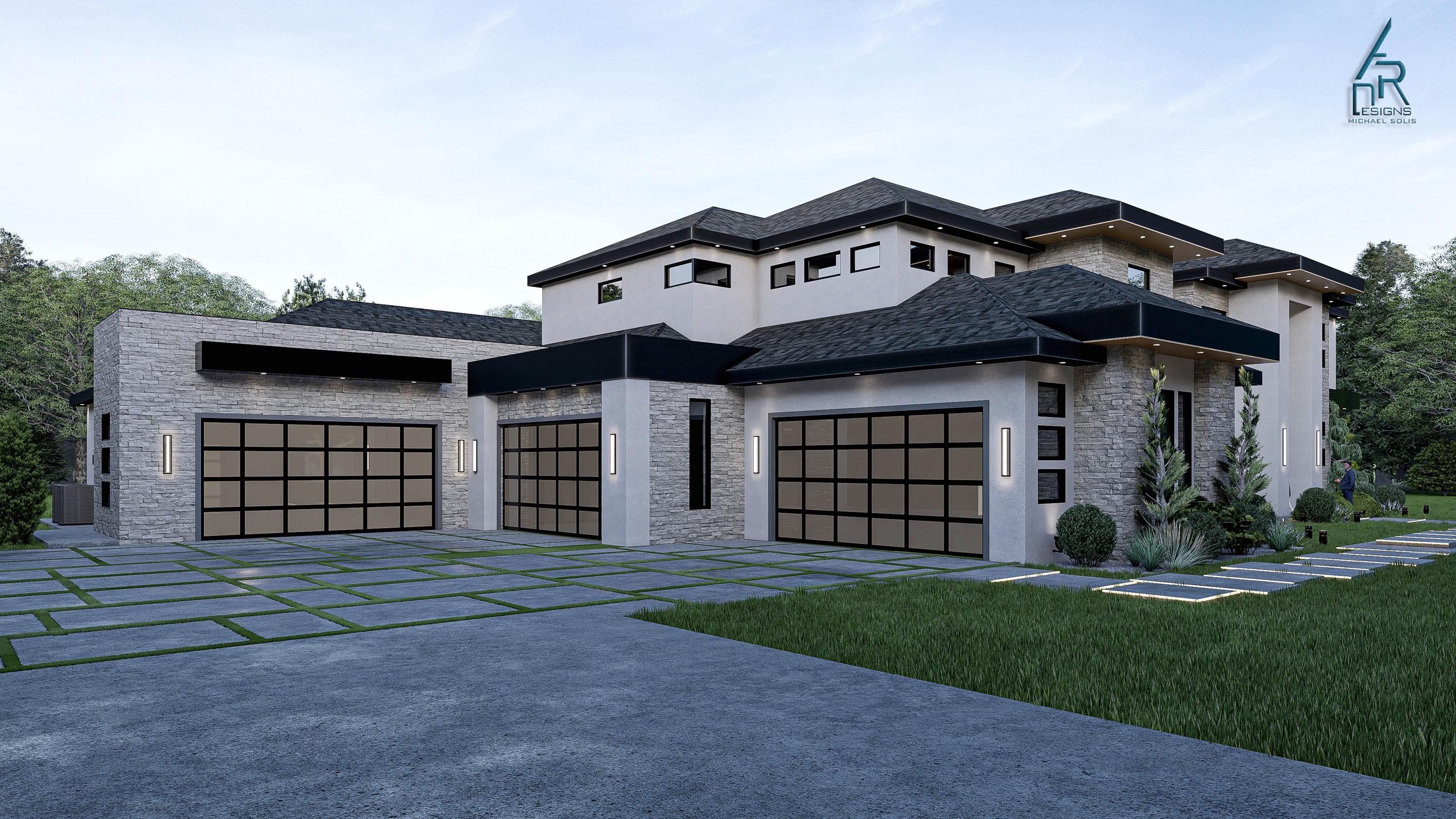Modern House Stl Digital File. 3D Model of the House - Etsy