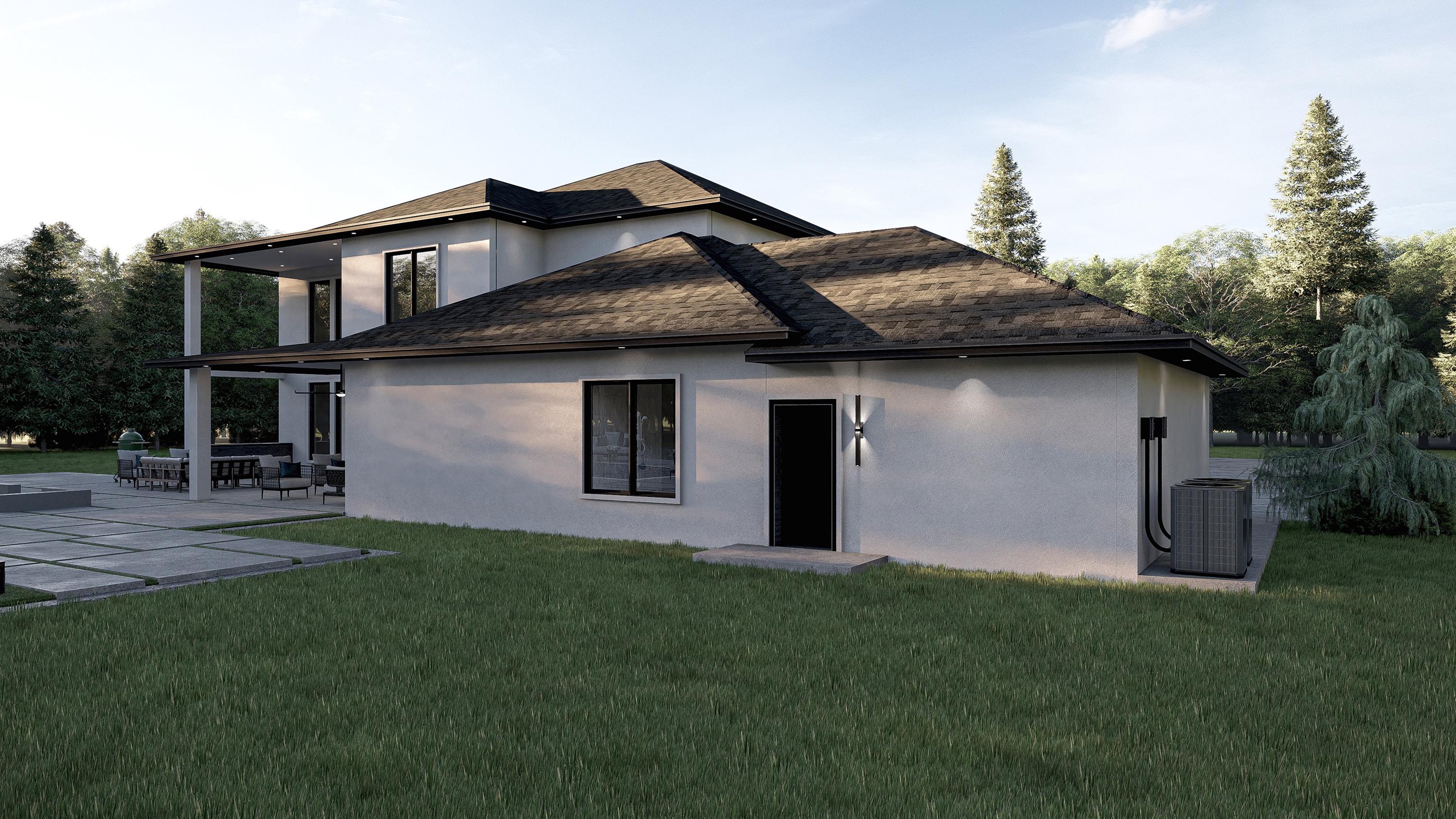 Modern House Stl Digital File. 3D Model of the House - Etsy