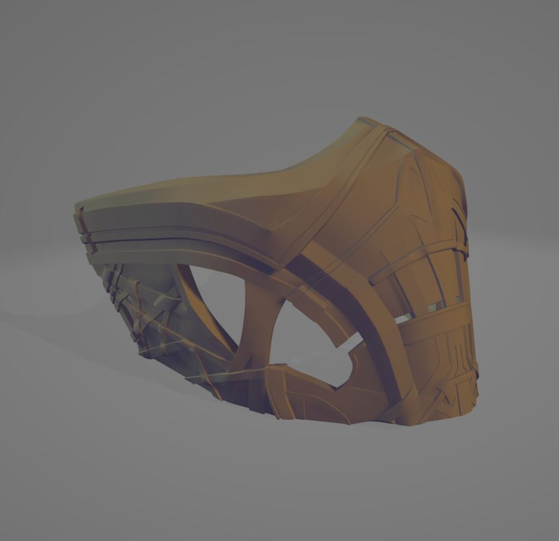 Mortal Kombat 2021 - Scorpio Mask - Stl File - This is a Digital File ...