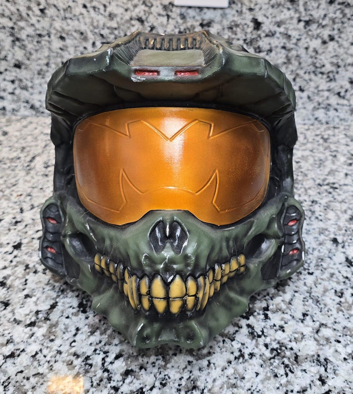 HALO Zombie Helmet - Master Chief Cosplay - Hight Quality With 2 Visors ...
