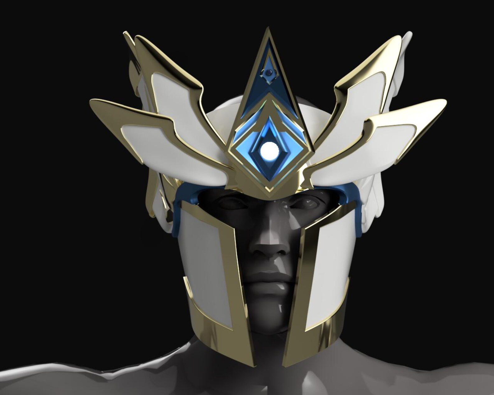 Caballeros Del Zodiaco Zeus Helmet STL File Only Knights of the Zodiac ...