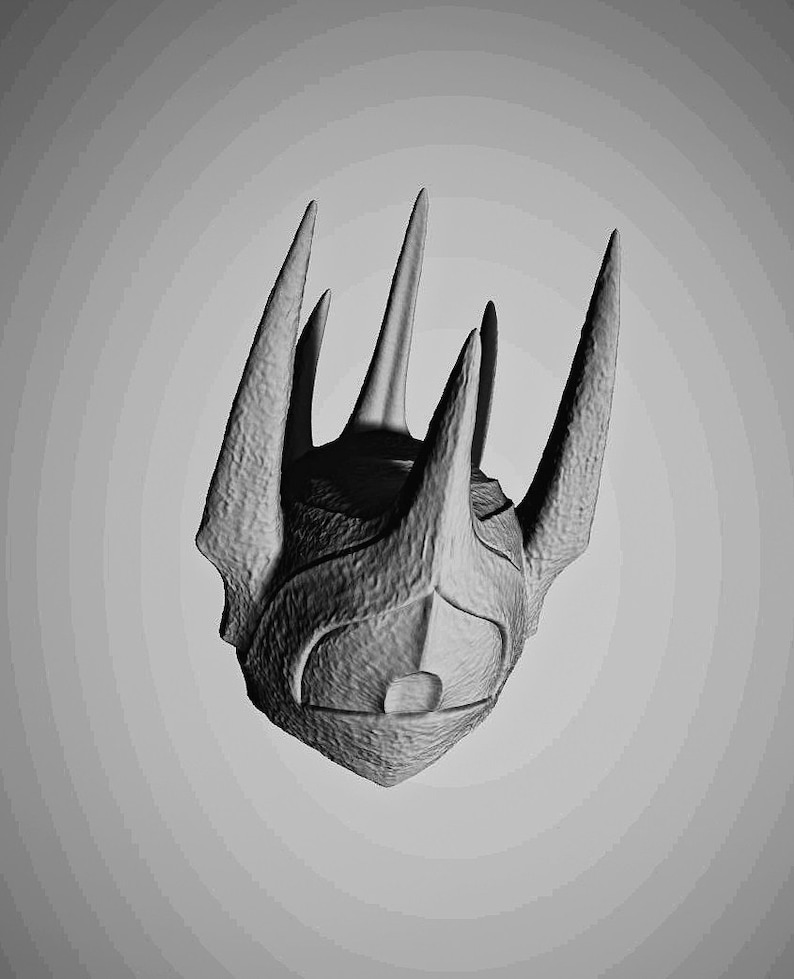 Lord of the Rigns Sauron Helmet Stl File Ready to Print - Etsy Canada