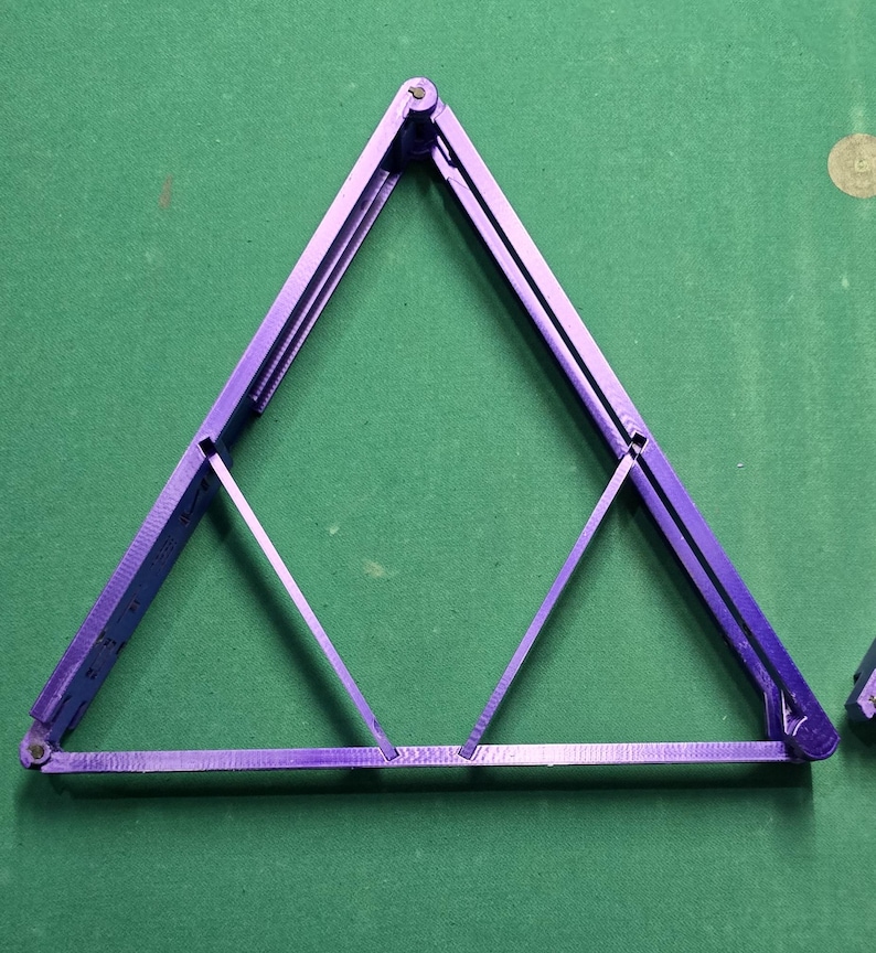 8 and 9 Ball Foldable Pool Ball Rack - Foldable Pool Triangle - 3D ...