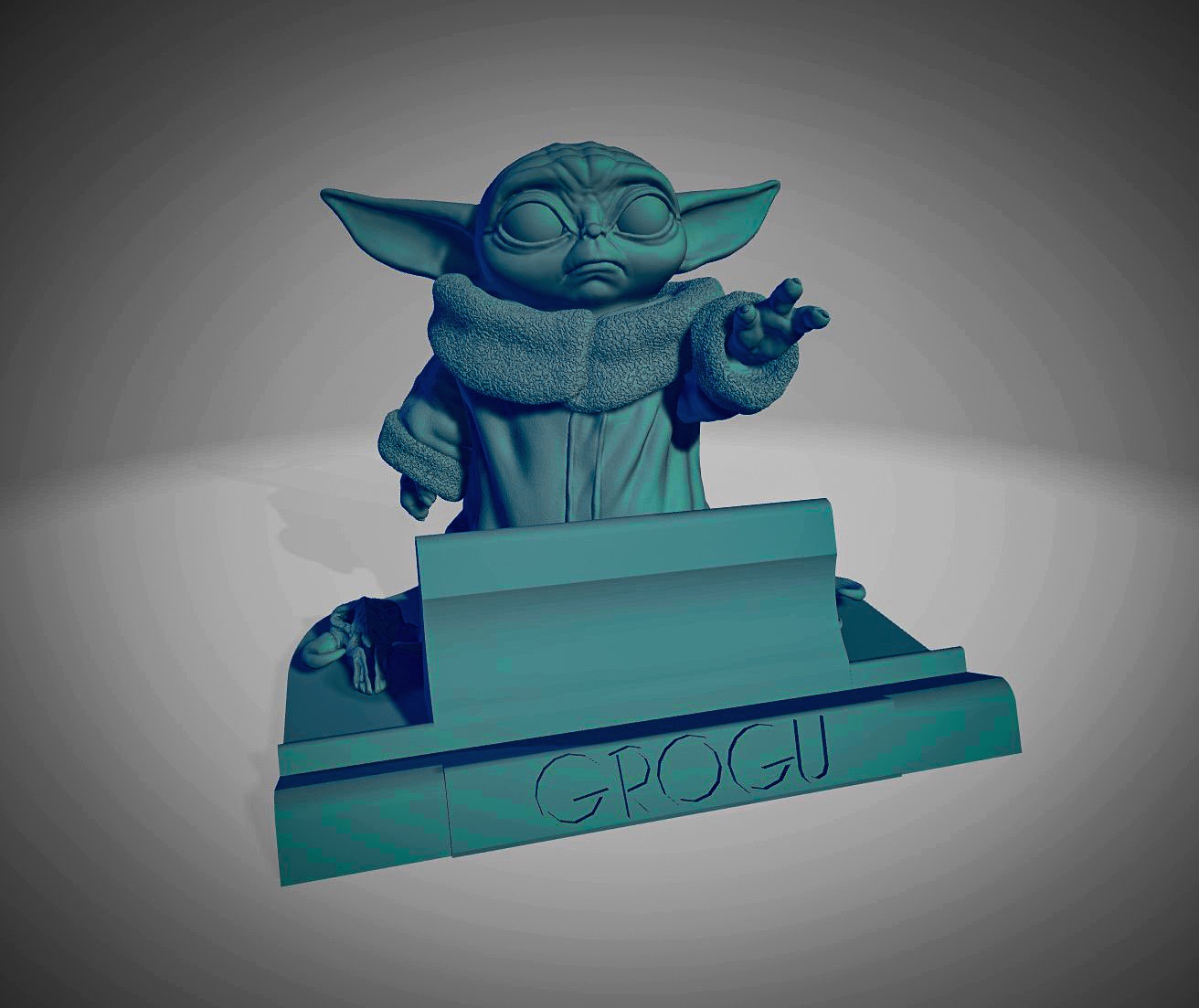 Grogu Phone Stand, STL File Ready to Print. - This is a Digital File ...