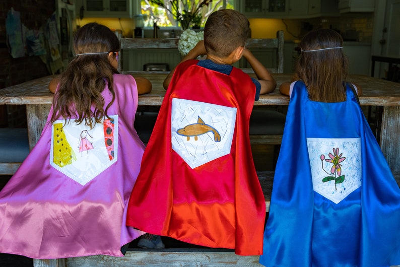 Kids Superhero Cape, Design Your Own Super Hero Emblem, Superhero Cape ...