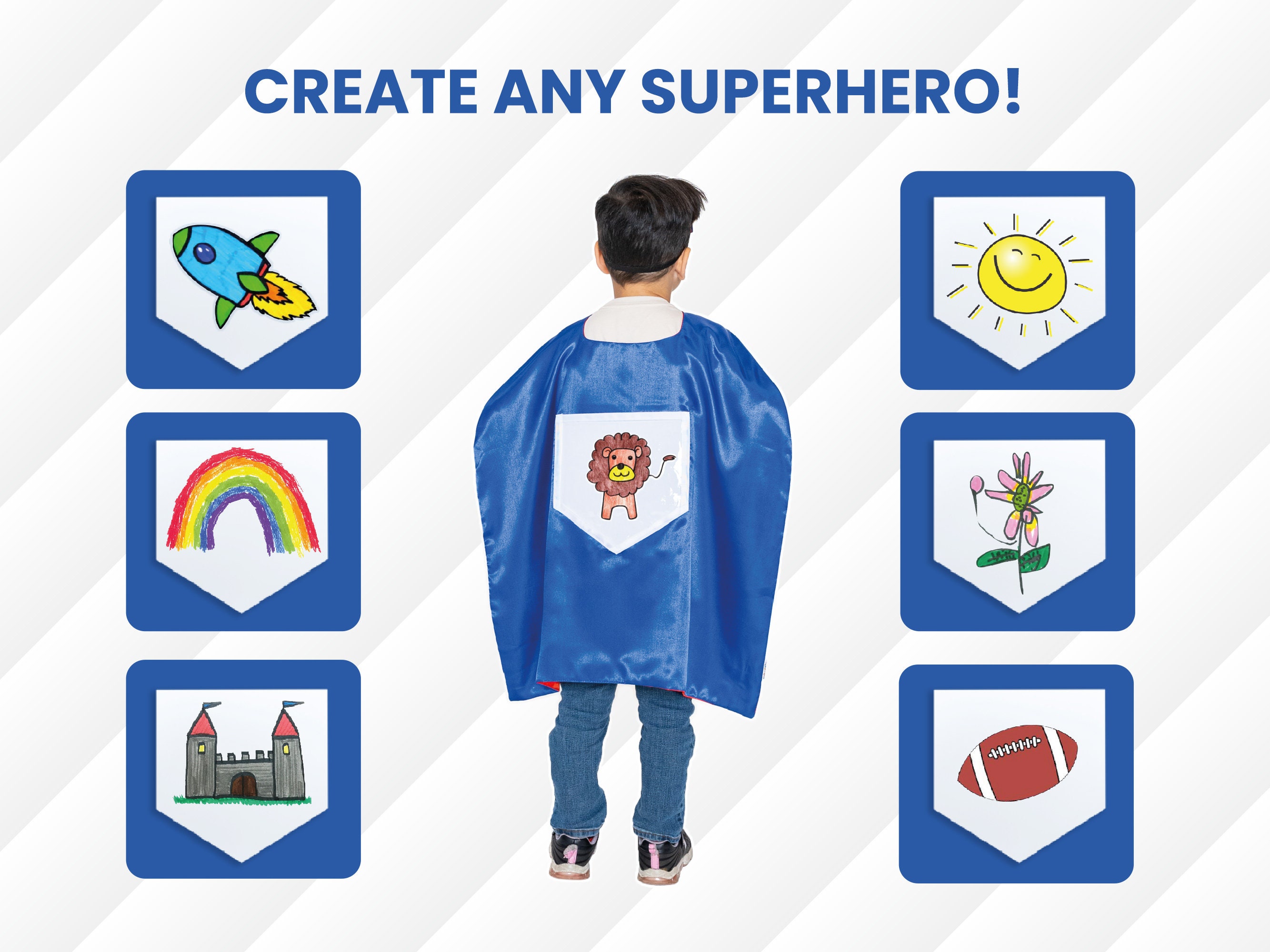 DIY Superhero Capes for Kids, Superhero Party Favors, Super Hero Cape ...