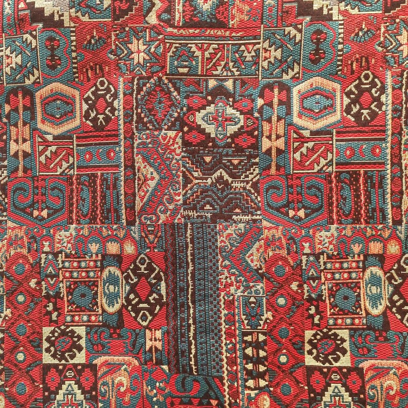 Kilim Upholstery Fabric, 56 Width, Turkish Design, Cushion Covers,table ...