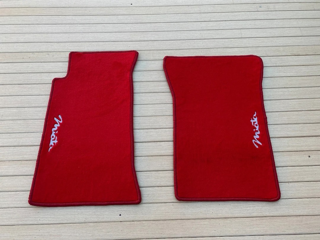 Fit for Mazda MX-5 Miata Floor Mats Carpet Red 2pcs 1990-97 - Etsy