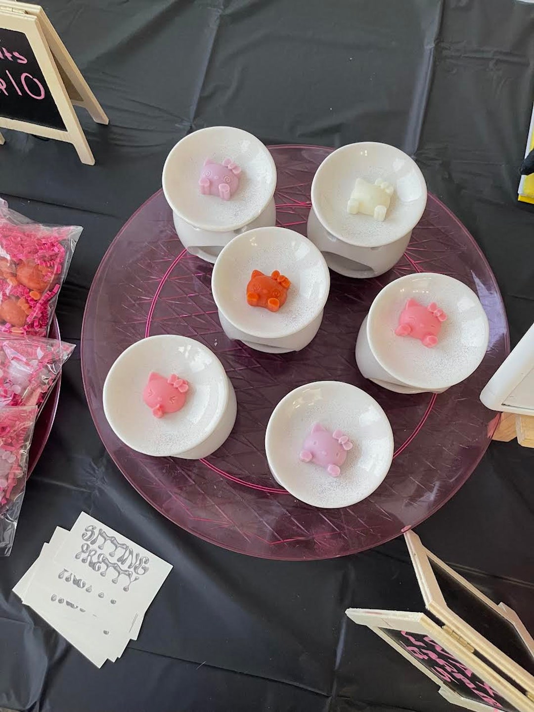 Kawaii Kitty Wax Melts, Mini Kitty Candle, HK Wax Melts, Scented Wax ...