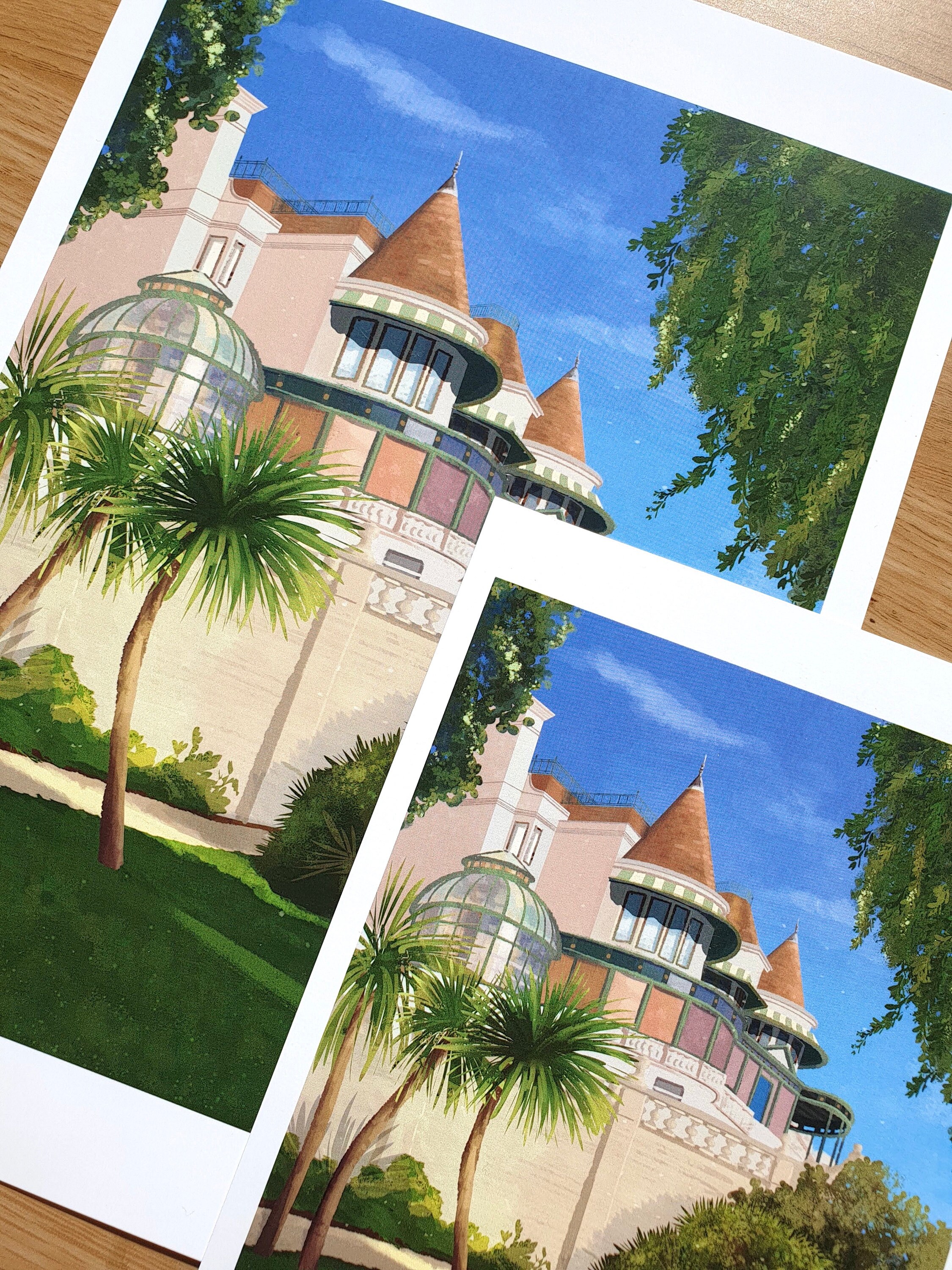 Russell-cotes Museum Art Print – Bournemouth Dorset Illustration - Etsy