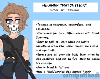 Custom Character Design Reference Sheet Commission OPEN Ref Sheet ...