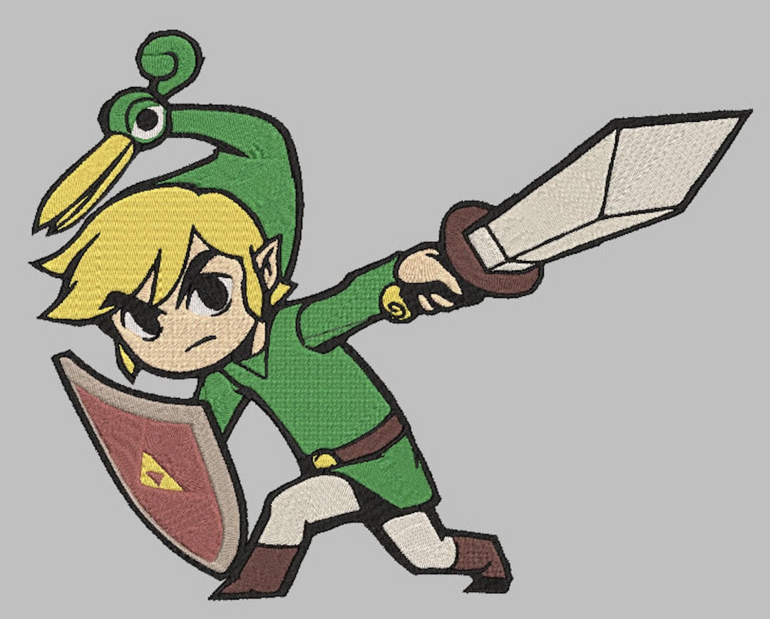 Zelda Embroidery File Patch Pes Vp3 Dst Jef Xxx Exp - Etsy
