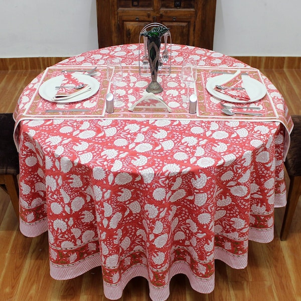Red Table Cloth - Etsy