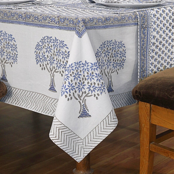 Block Print Tablecloth - Etsy