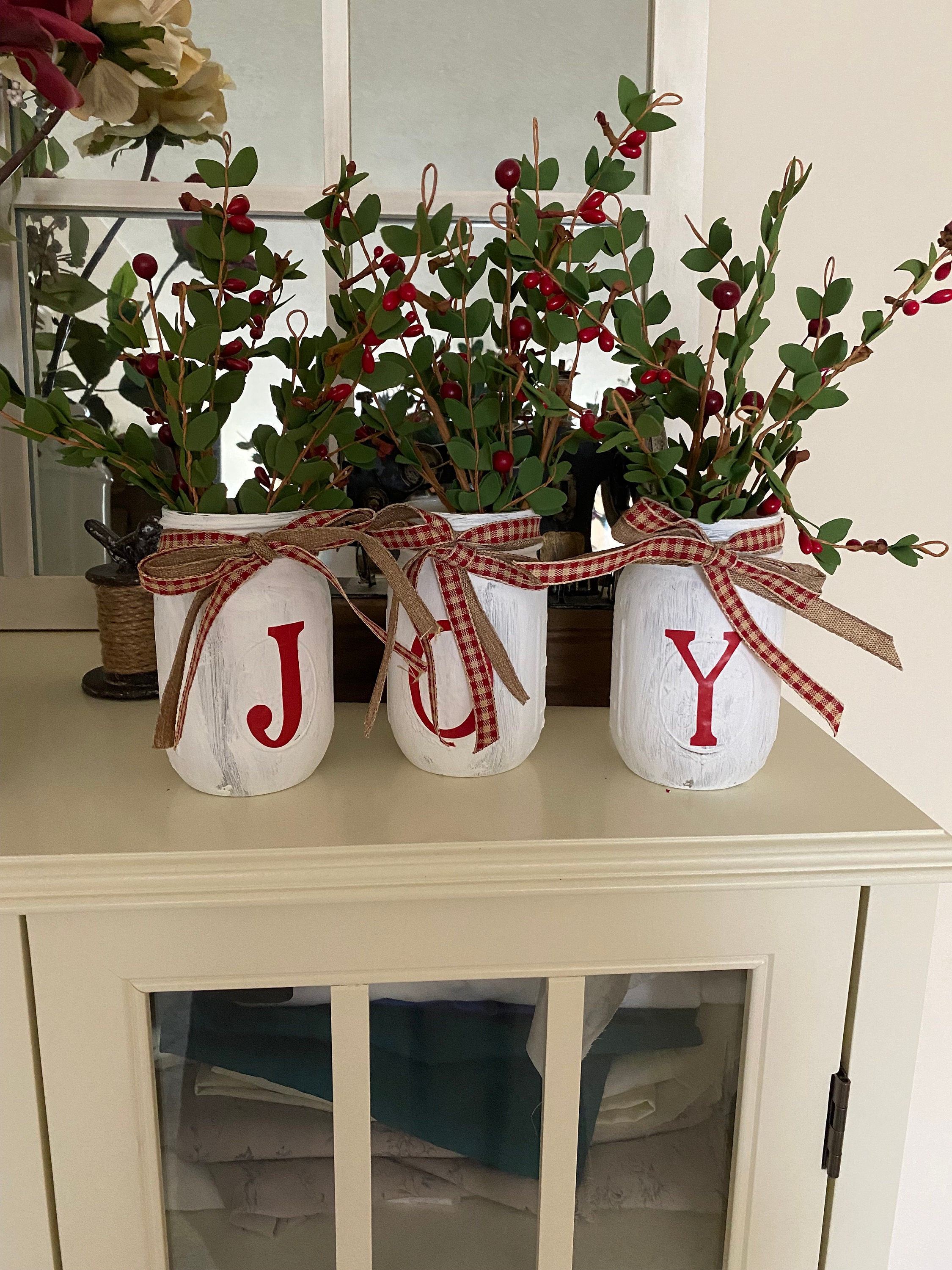 Joy Mason Jar Vases - Etsy