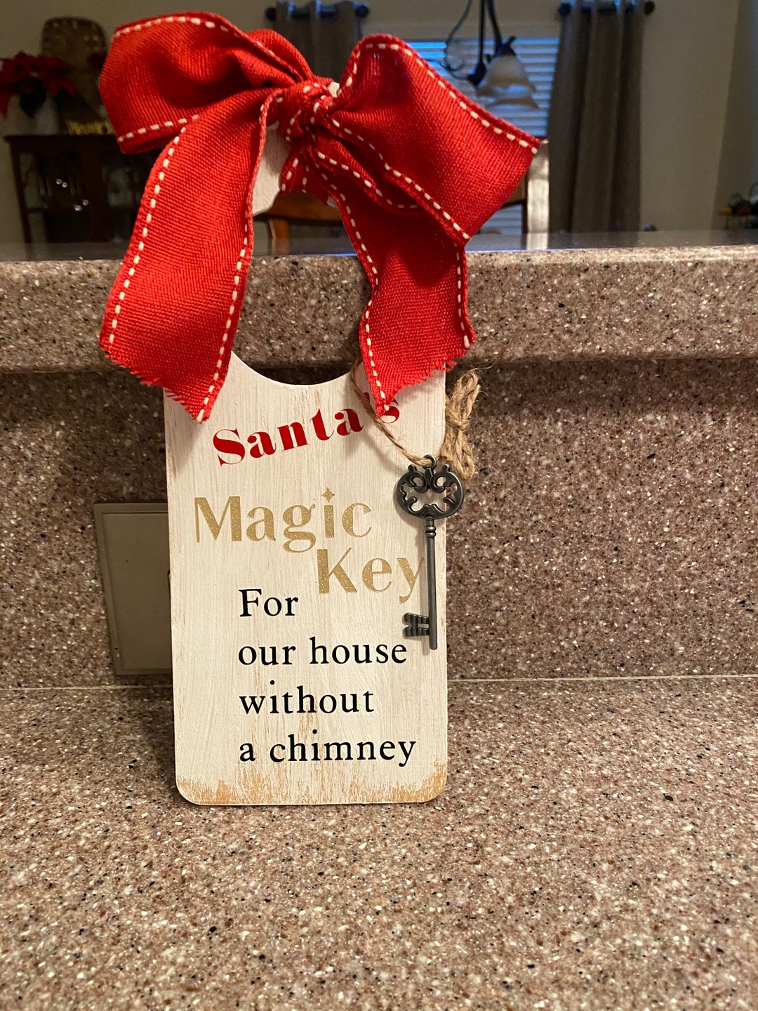 Santa's Magic Key Door Hanger - Etsy