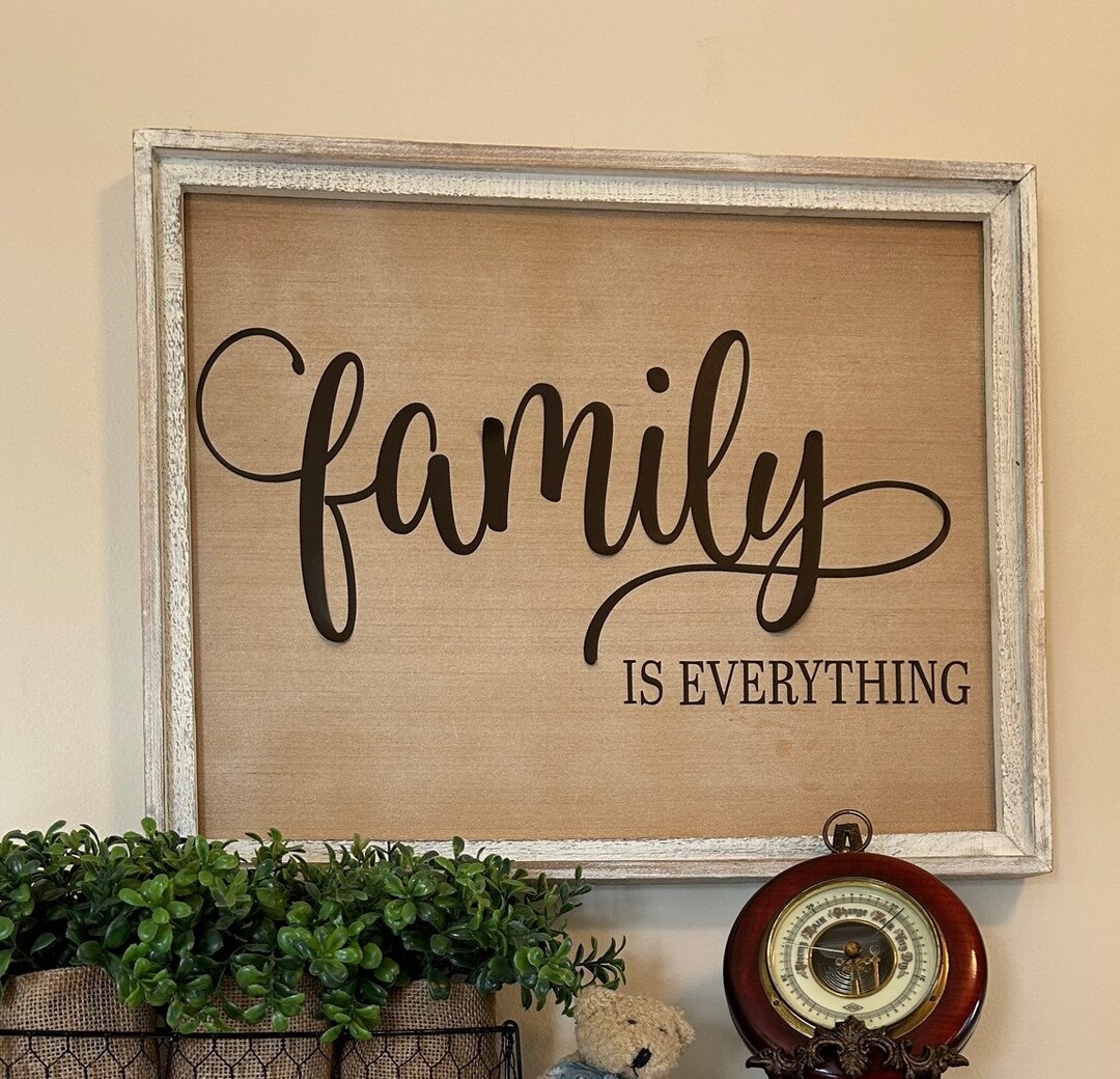 Family is Everything Sign - Etsy