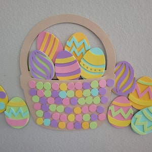 Personalized Easter Egg Basket Craft Kids Craft Easter Activity Spring ...