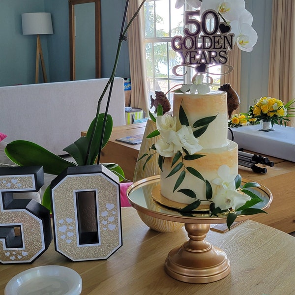 50th Anniversary Centerpieces - Etsy