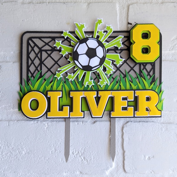 Soccer Goal Cake Topper - Etsy