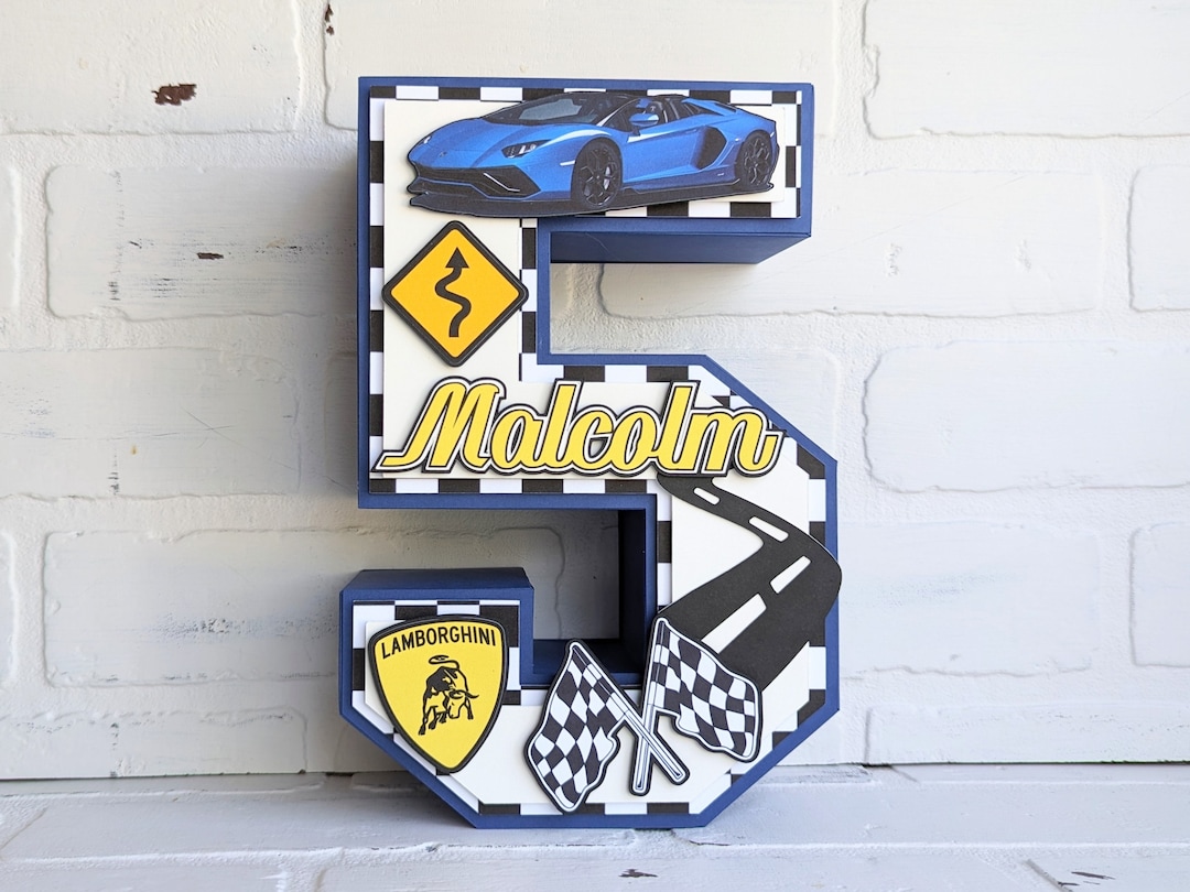 Race Car Birthday Party Decoration | Boys Sports Car Birthday ...
