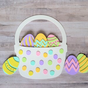Personalized Easter Egg Basket Craft Kids Craft Easter Activity Spring ...