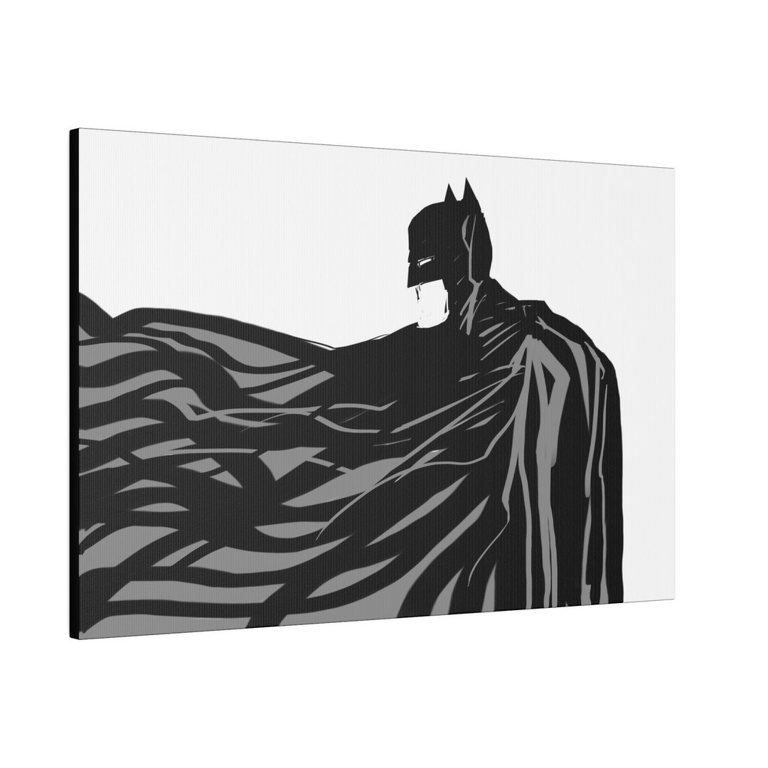 Buy Batman Brooding in Black & White, Matte Canvas Online in India - Etsy