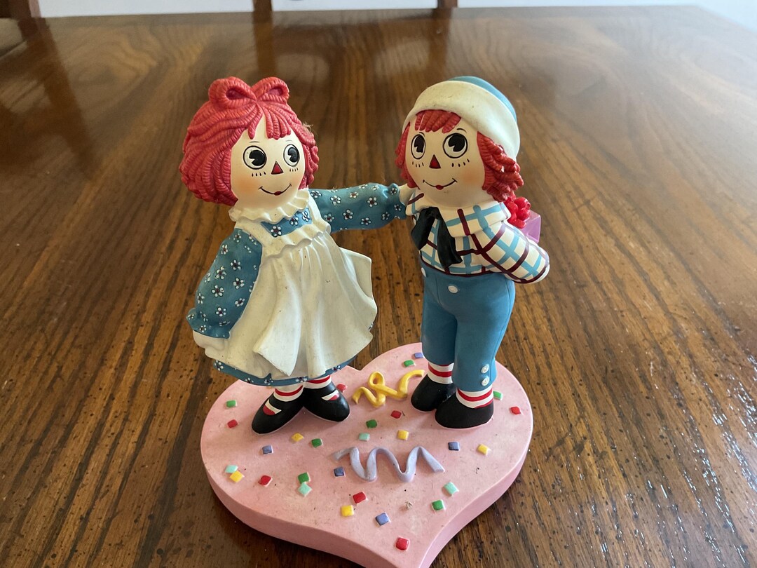 Danbury Mint Raggedy Ann and Andy Figurine, "birthday Surprise" - Etsy