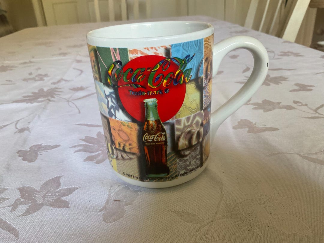 Ceramic Coca Cola Mug, Gift for Coca Cola Lovers, Coca Cola Tea Mug ...