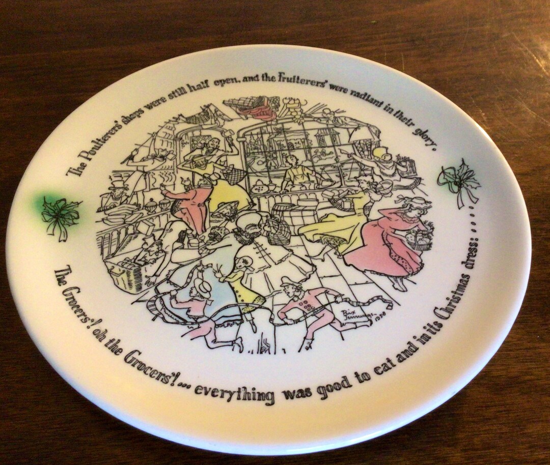 Vintage Plate, Charles Dickens Plates, Collectible Plate, Buffalo ...