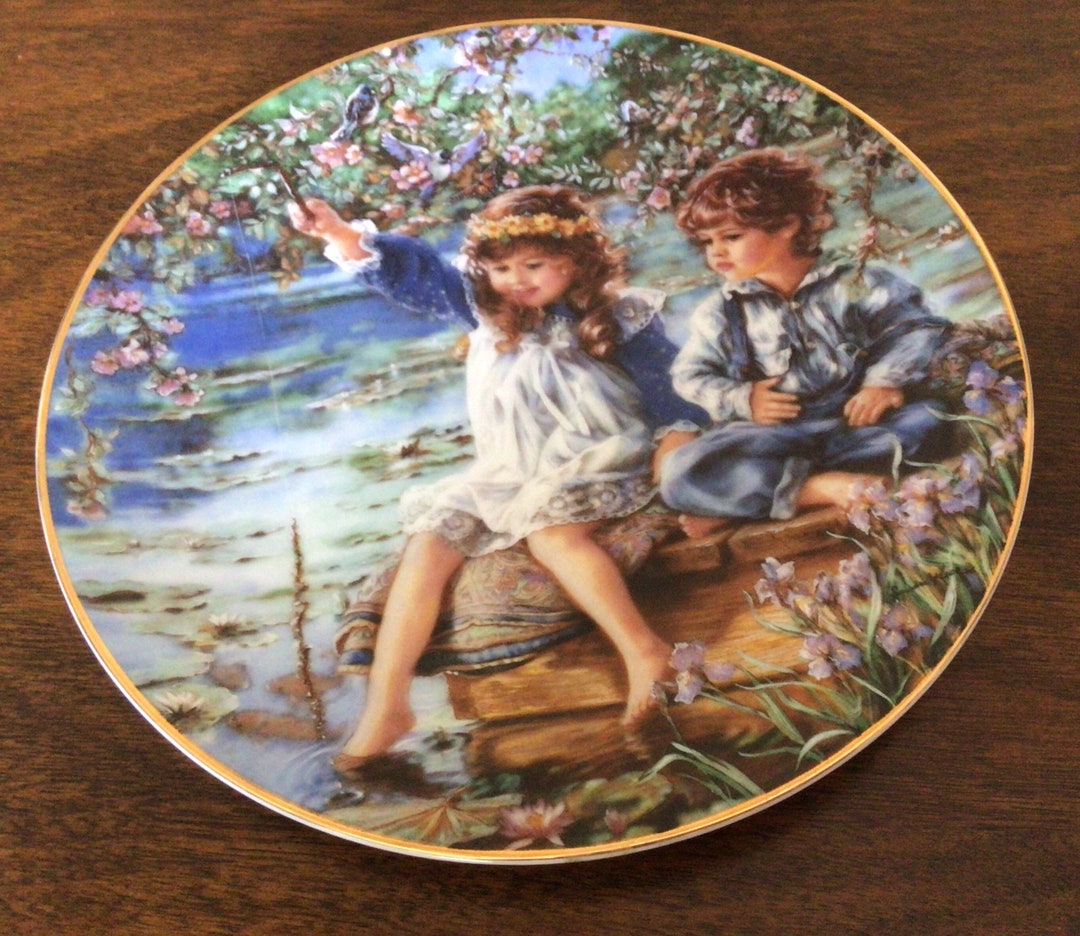 Collectible Plate by Sandra Kuck, Patience by Sandra Kuck, Collectible ...