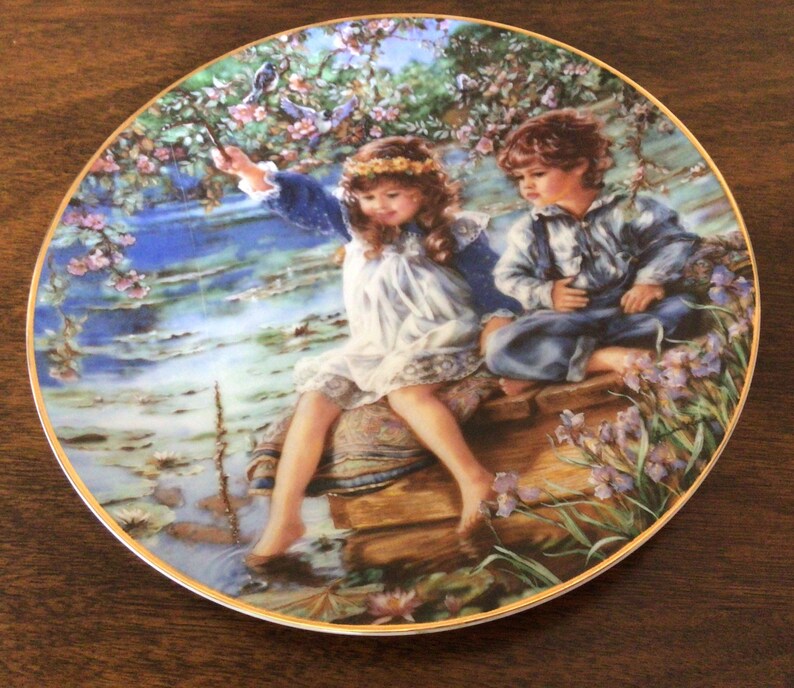 Collectible Plate by Sandra Kuck Patience by Sandra Kuck - Etsy