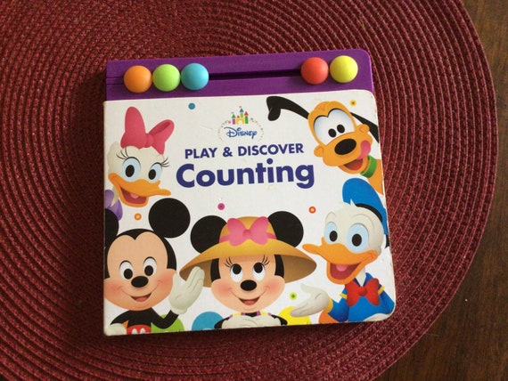 Play & Discover Counting. Disney Book Toddler Book Small - Etsy