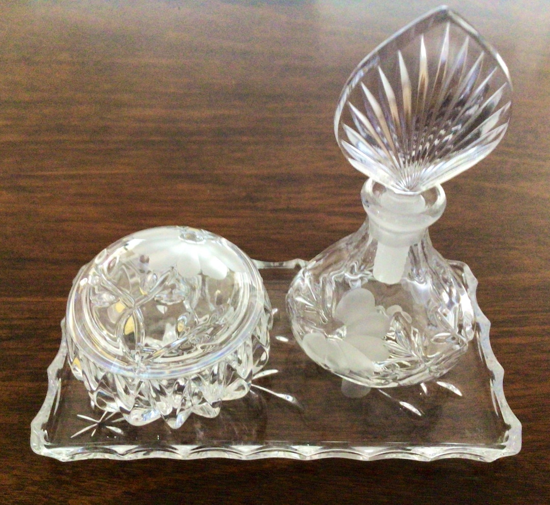 Princess House Perfume Vanity Set, Perfume Vanity Set, Vintage Perfume ...