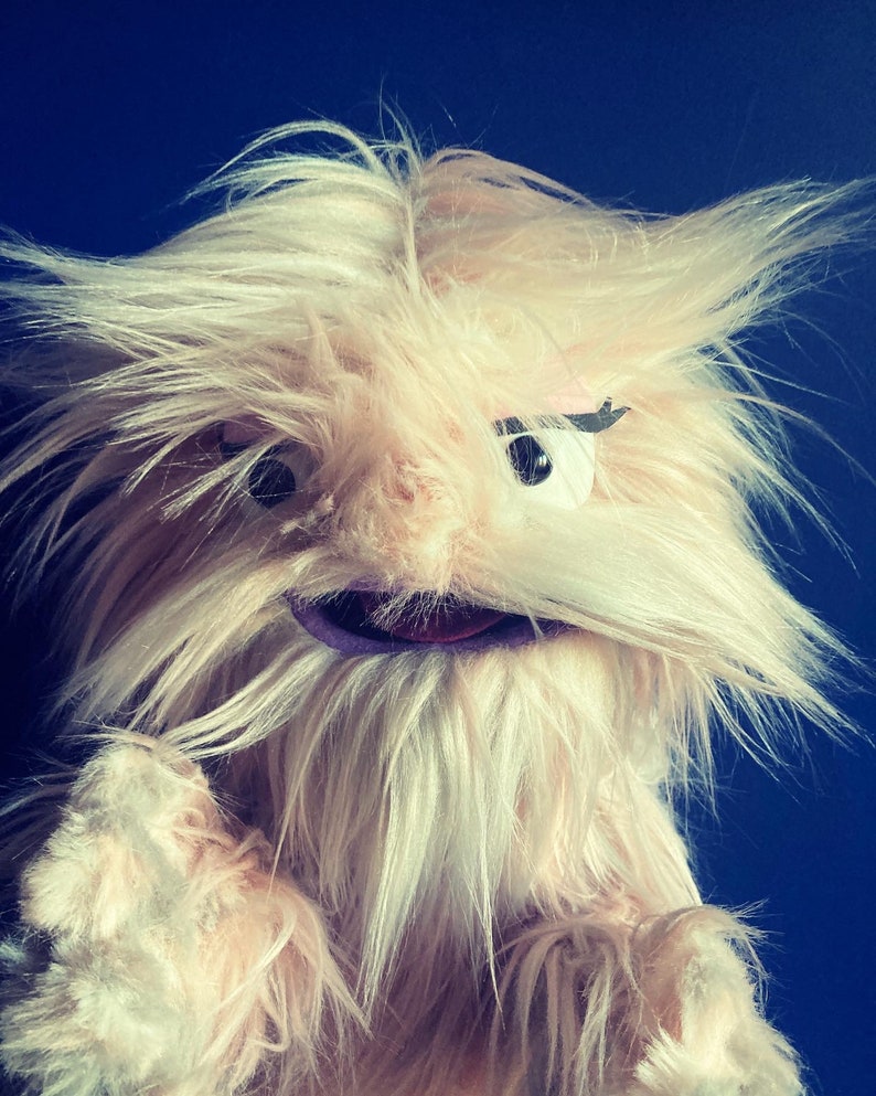 Custom Handmade Character Puppet Live Hands or Arm Rods Furry Monster ...