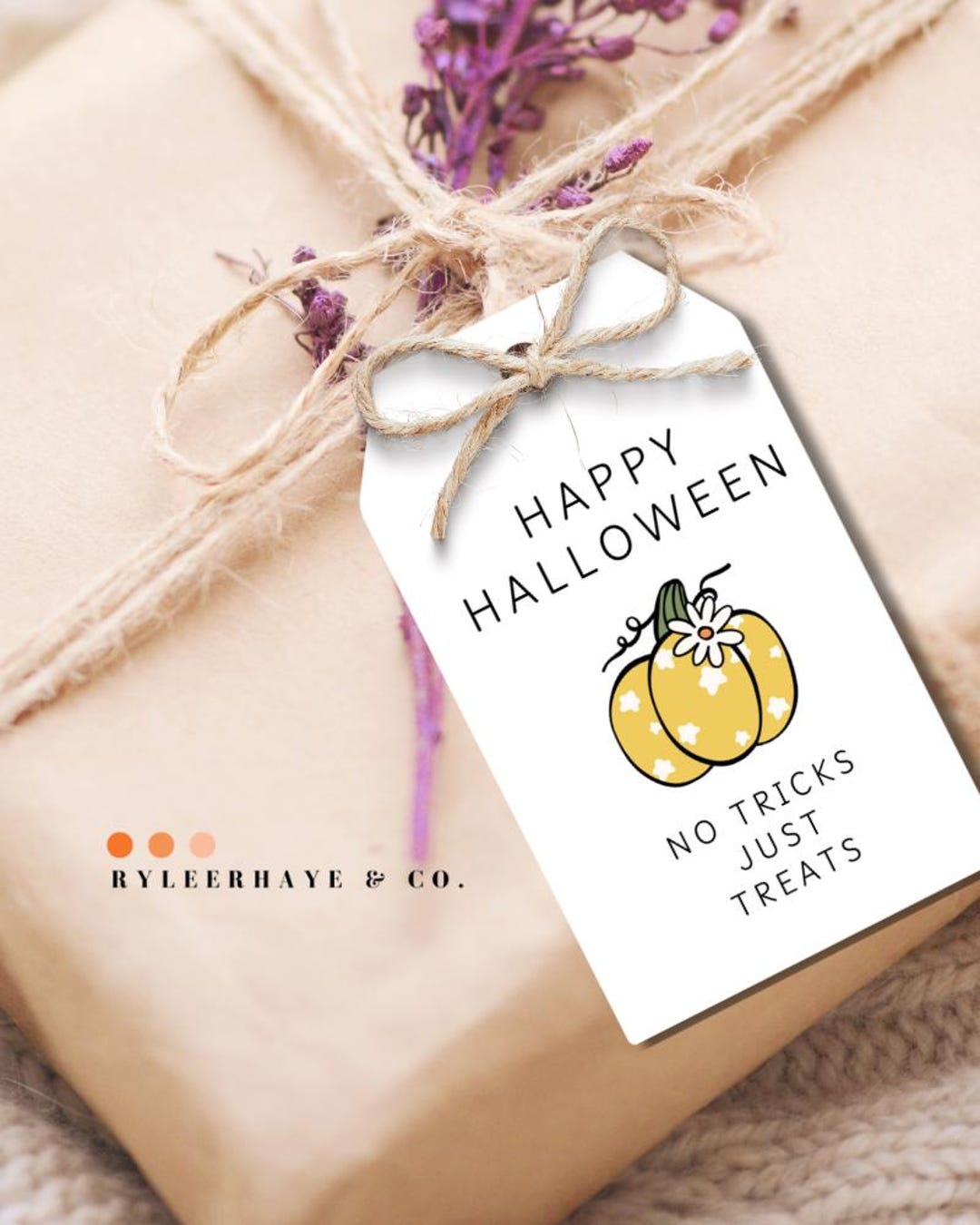 Happy Halloween Cute Gift Printable Tag Halloween Gift Tag Closing Gift Gift Tag Pop by Tag No ...